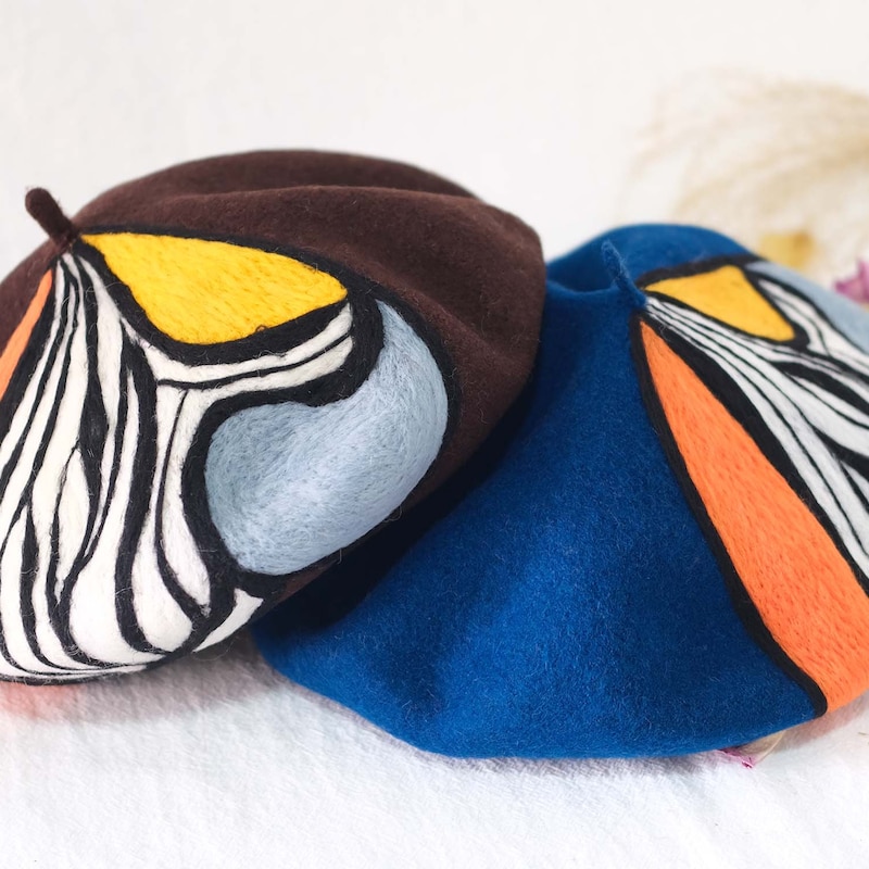 Felt Beret - Etsy