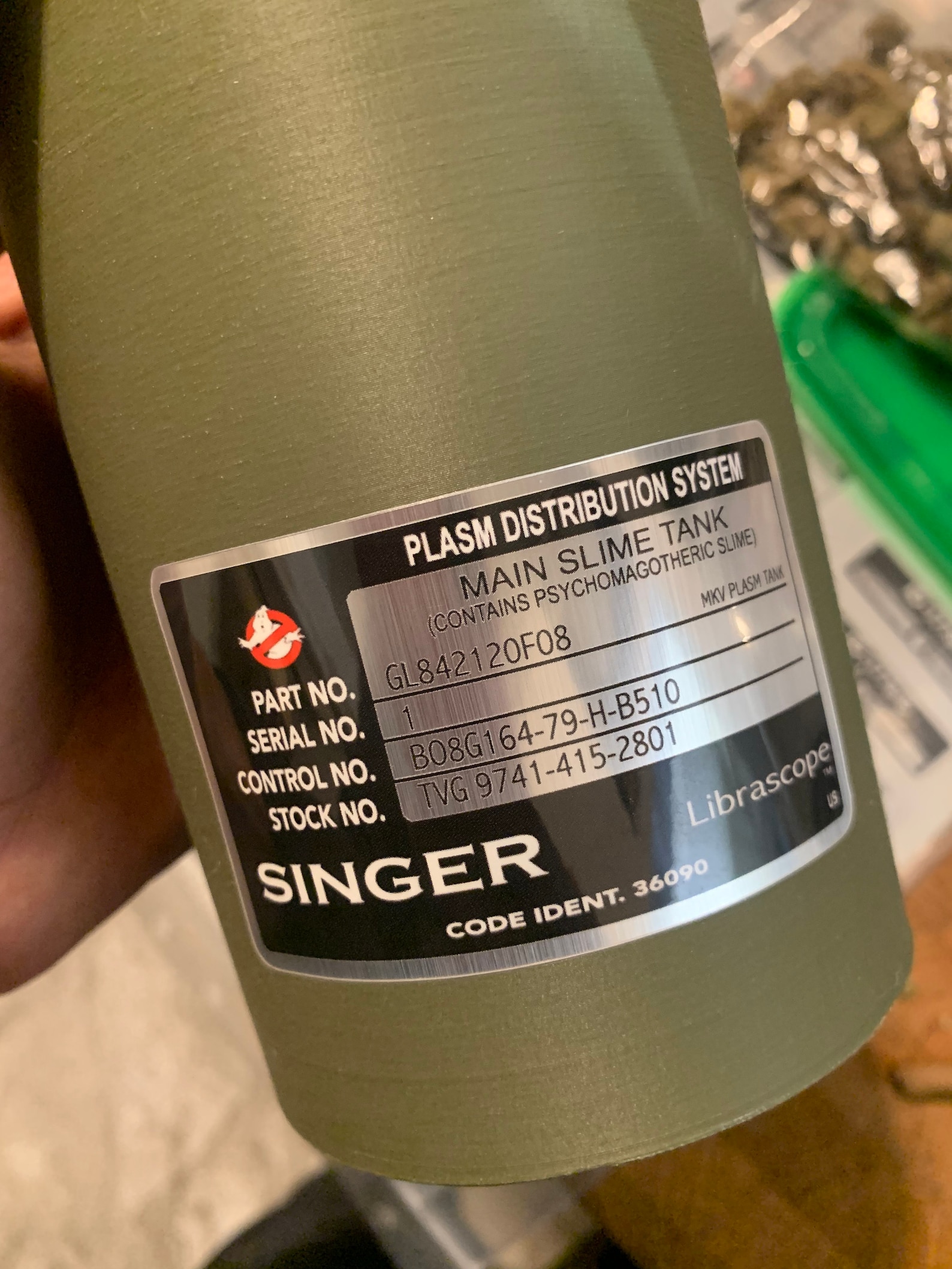 Ghostbusters THE VIDEO GAME Labels for Slime Tank and Wand (V1) - Etsy