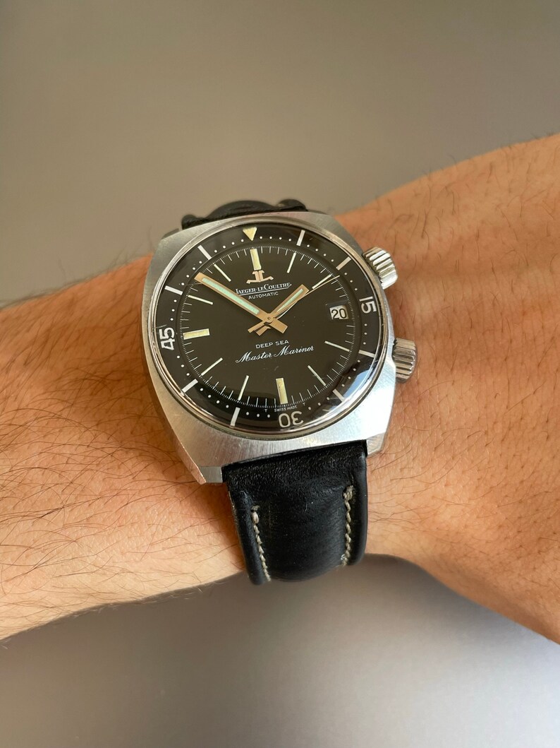 Vintage Luxury Diver Watch Jaeger-lecoultre Deep Sea Master Mariner ...