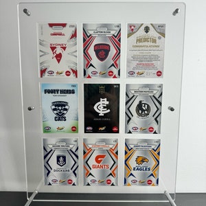 Acrylic Ungraded Card Desktop Frame: 9 Grid, Nba/pokemon/afl Sports ...