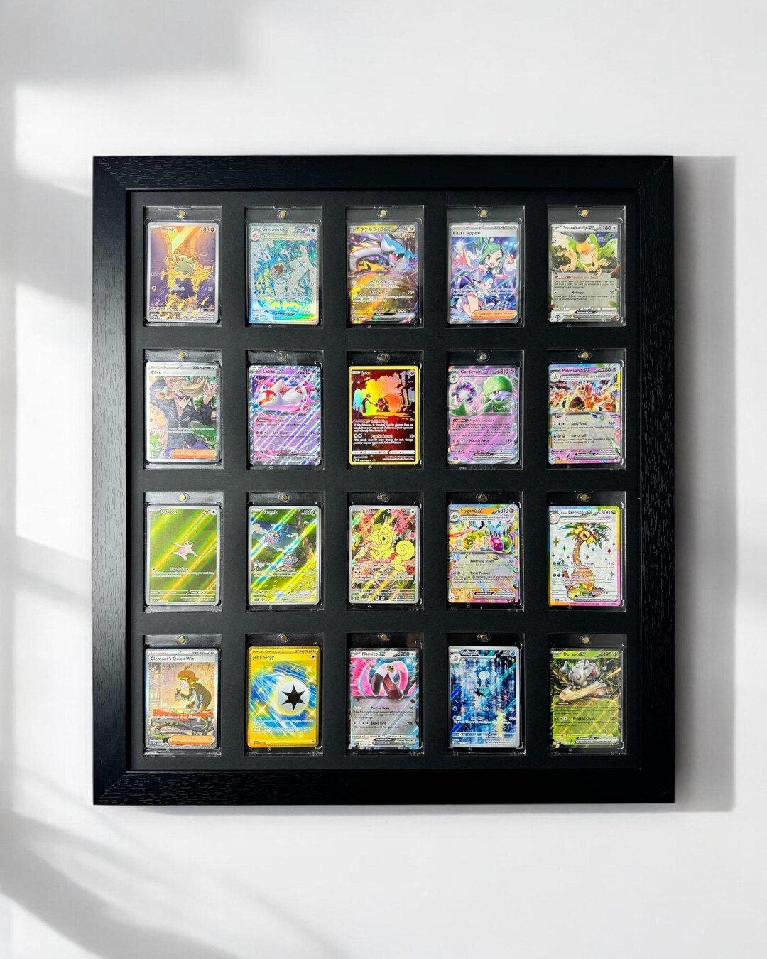 One Touch Card Wall Frame: 20 Grid, Nba/pokemon Sports Collectibles ...