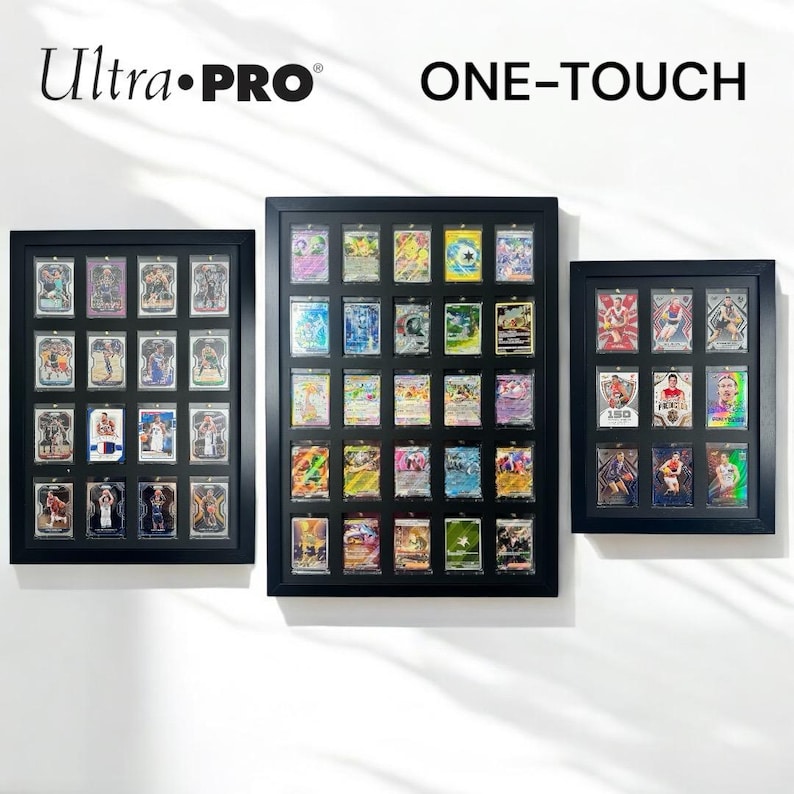 One Touch Card Display Frames for Pokemon/nba/baseball/one Piece Ultra ...