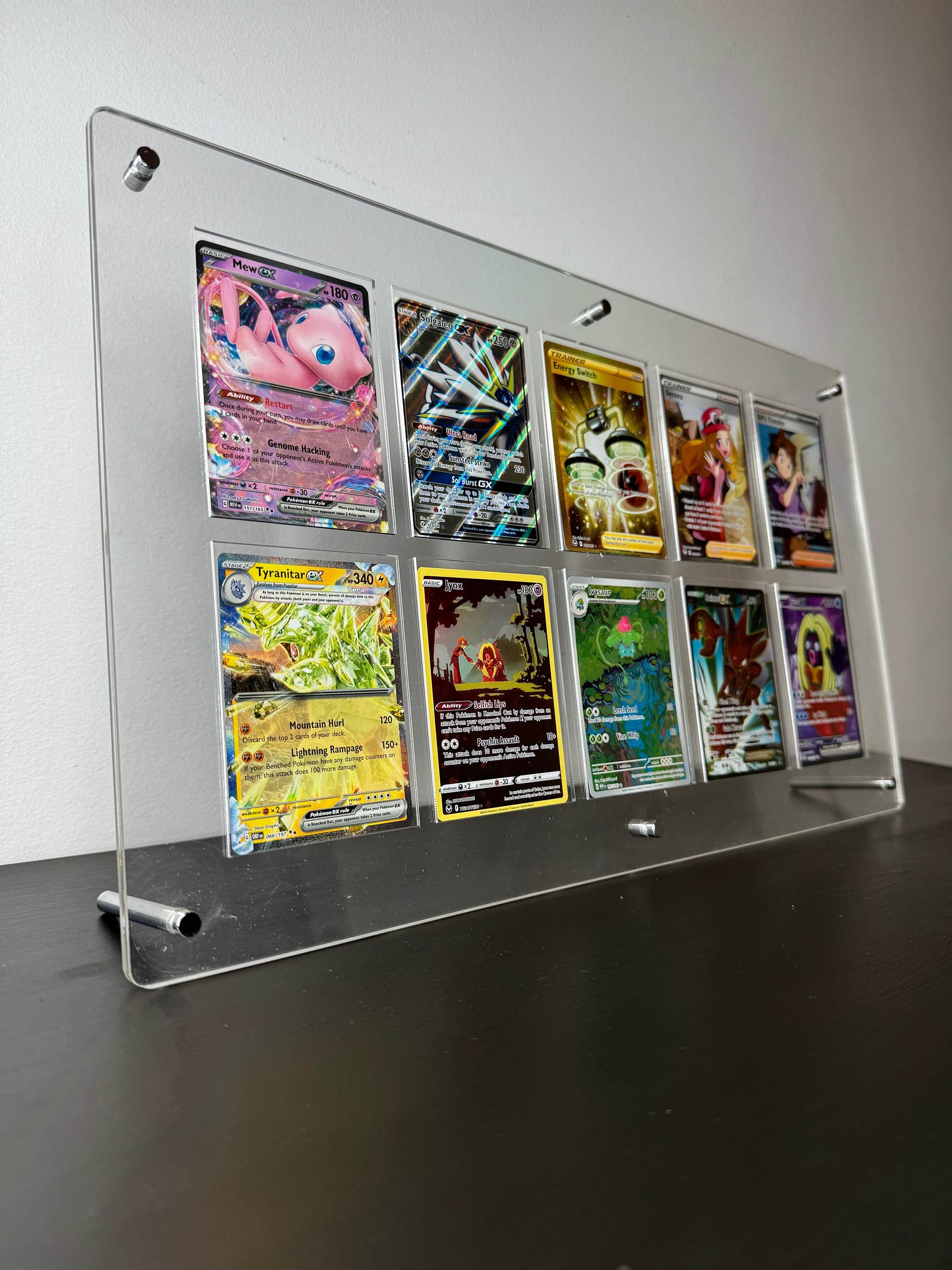 Acrylic Ungraded Card Desktop Frame: 10 Grid, Nba/pokemon Sports ...