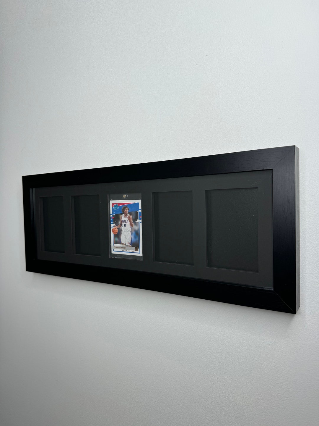One Touch Card Wall Frame: 5 Grid, Nba/pokemon Sports Collectibles, Sleek Display Solution for ...
