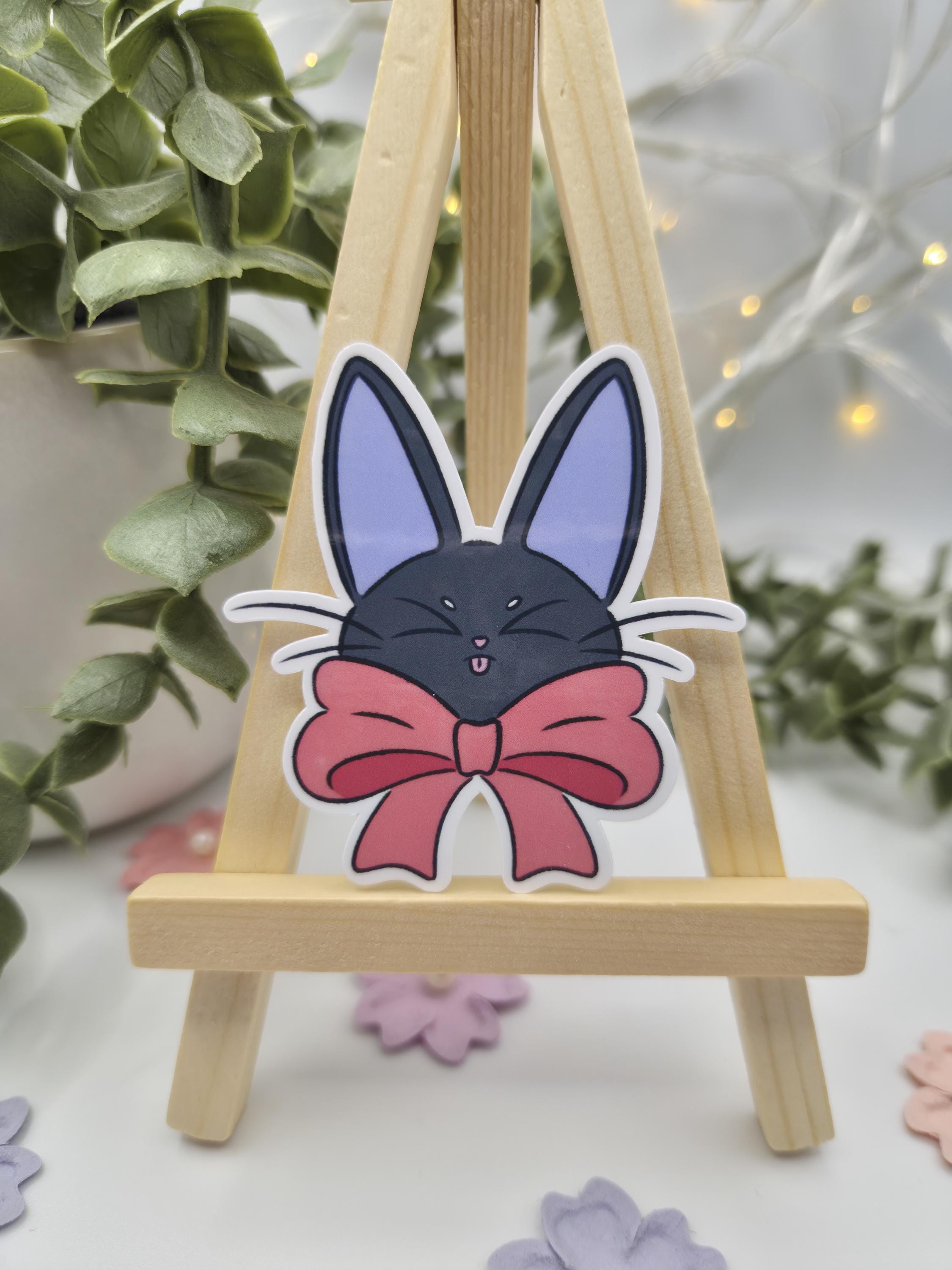 Jiji Cat Sticker From Kiki's Delivery Service, Studio Ghibli - Etsy