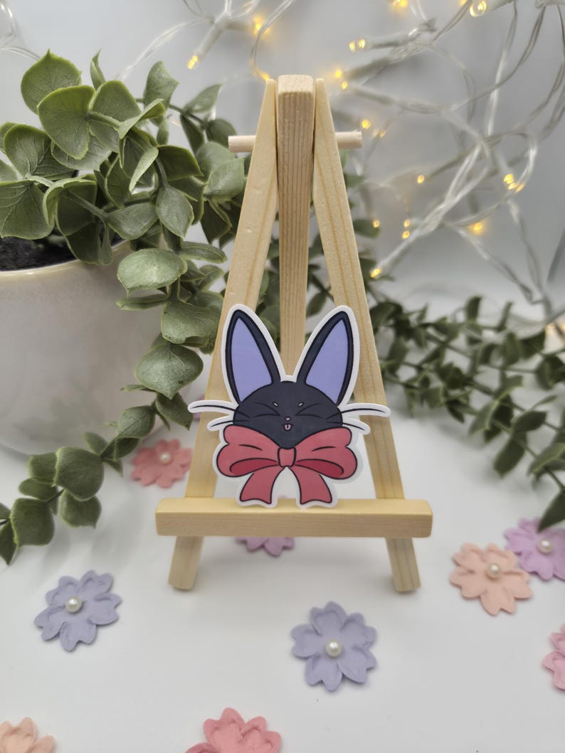 Jiji Cat Sticker From Kiki's Delivery Service, Studio Ghibli - Etsy UK