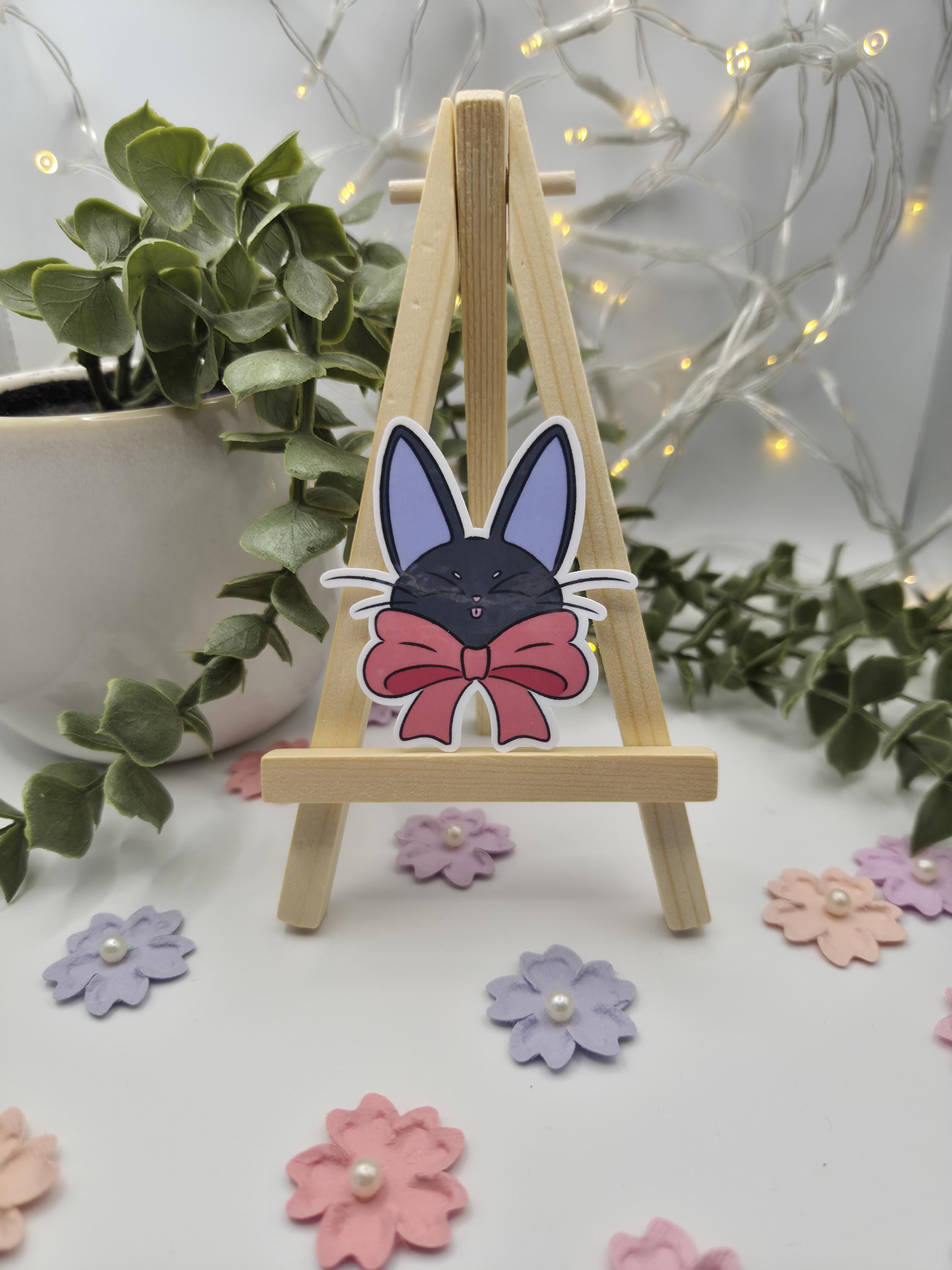Jiji Cat Sticker From Kiki's Delivery Service, Studio Ghibli - Etsy