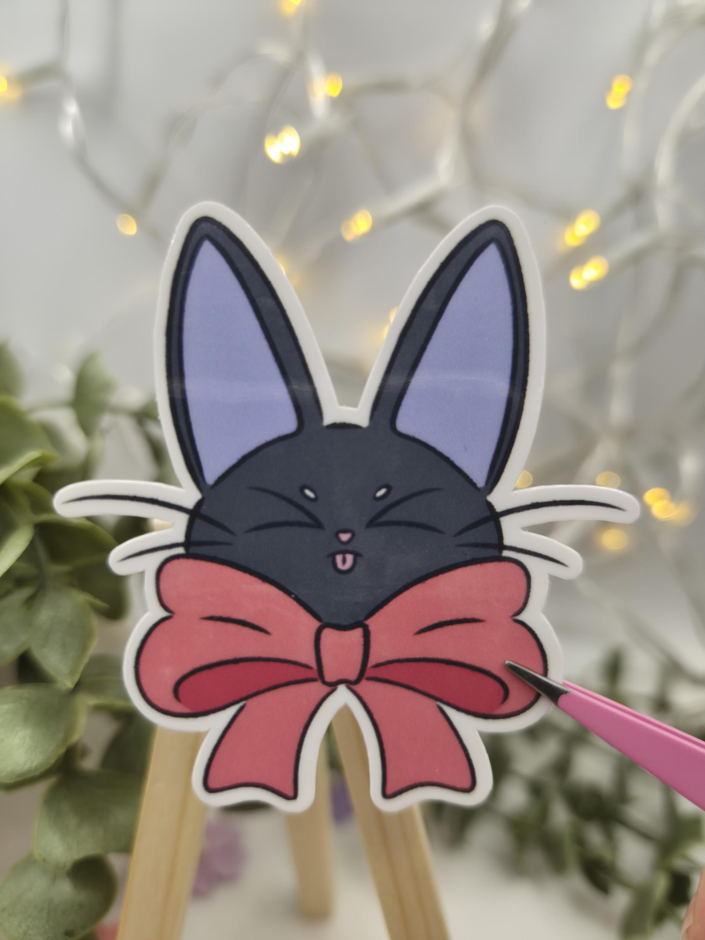 Jiji Cat Sticker From Kiki's Delivery Service, Studio Ghibli - Etsy