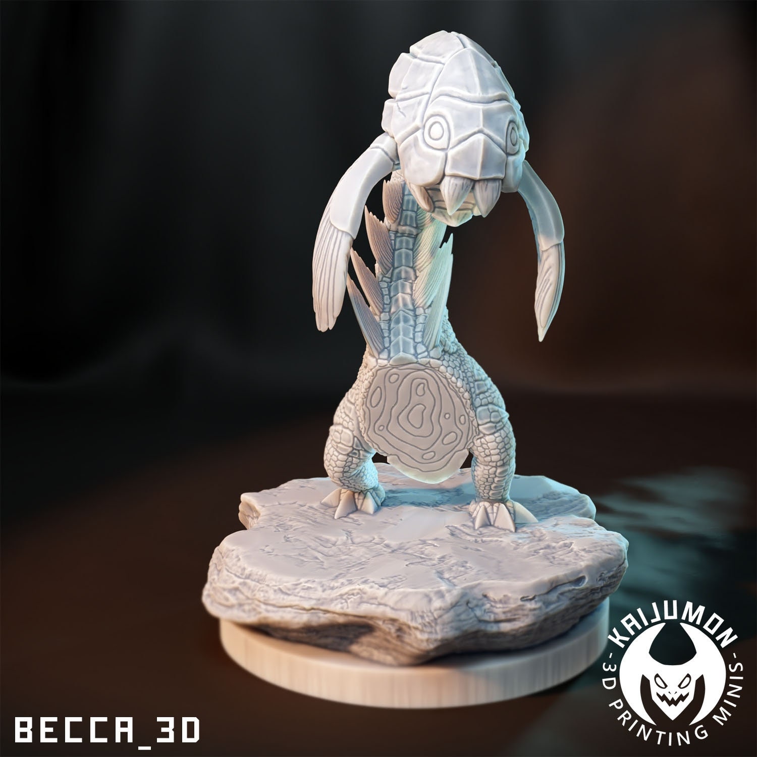 Kaijumon Galar Fossils 3D Printed Tabletop RPG Display Model 50MM - Etsy