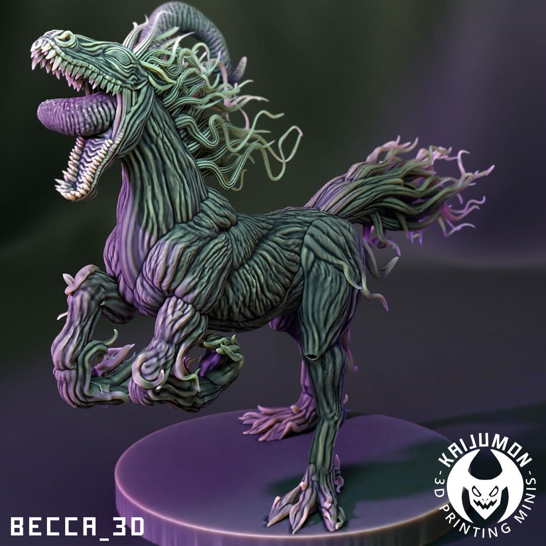 Kaijumon - Venom Horse - Marvel Fanart - 7K Resin 3D Print - Tabletop ...