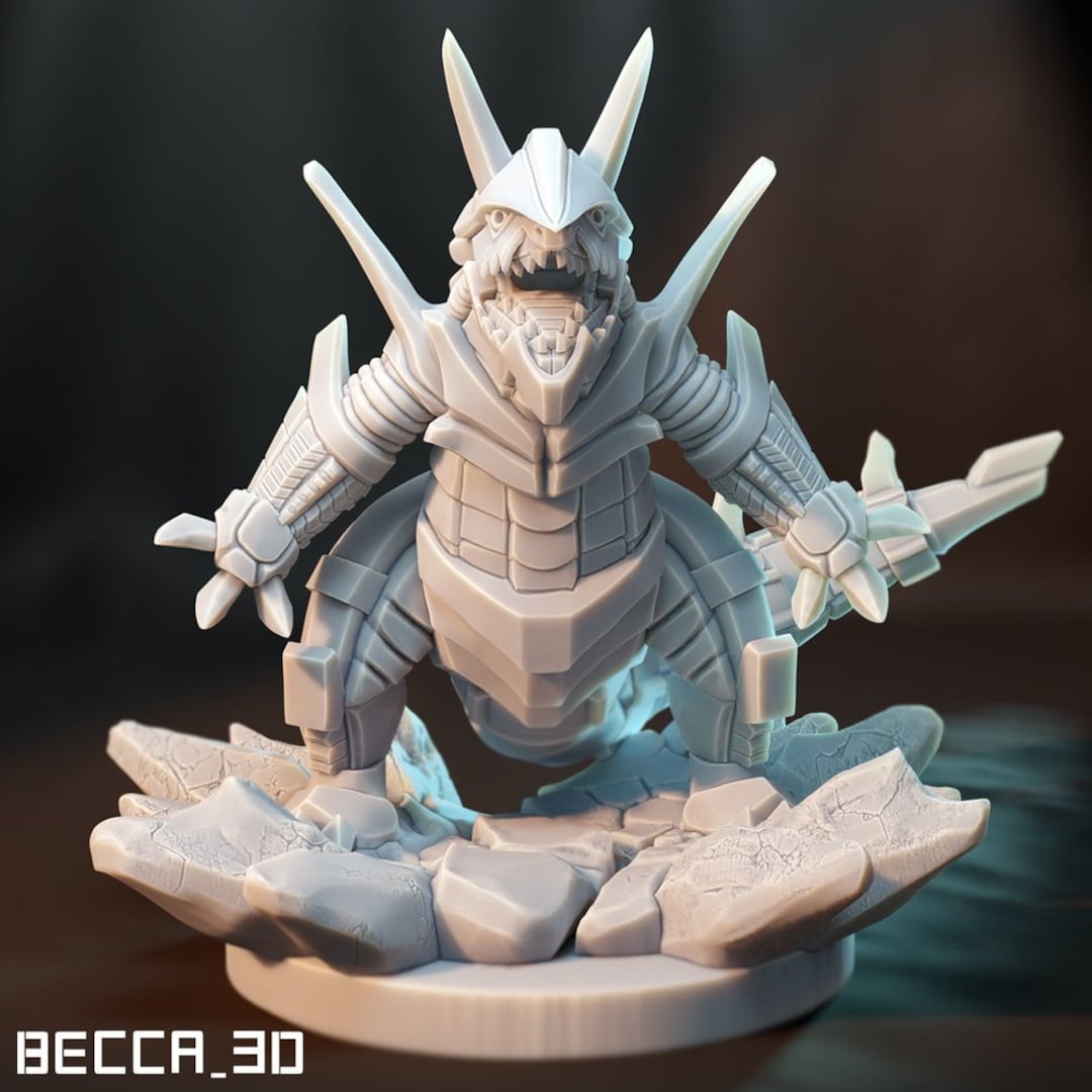 Kaijumon - Aggron - Pokemon Fanart - 3D Printed - Tabletop RPG - Dungeons and Dragons - Display ...