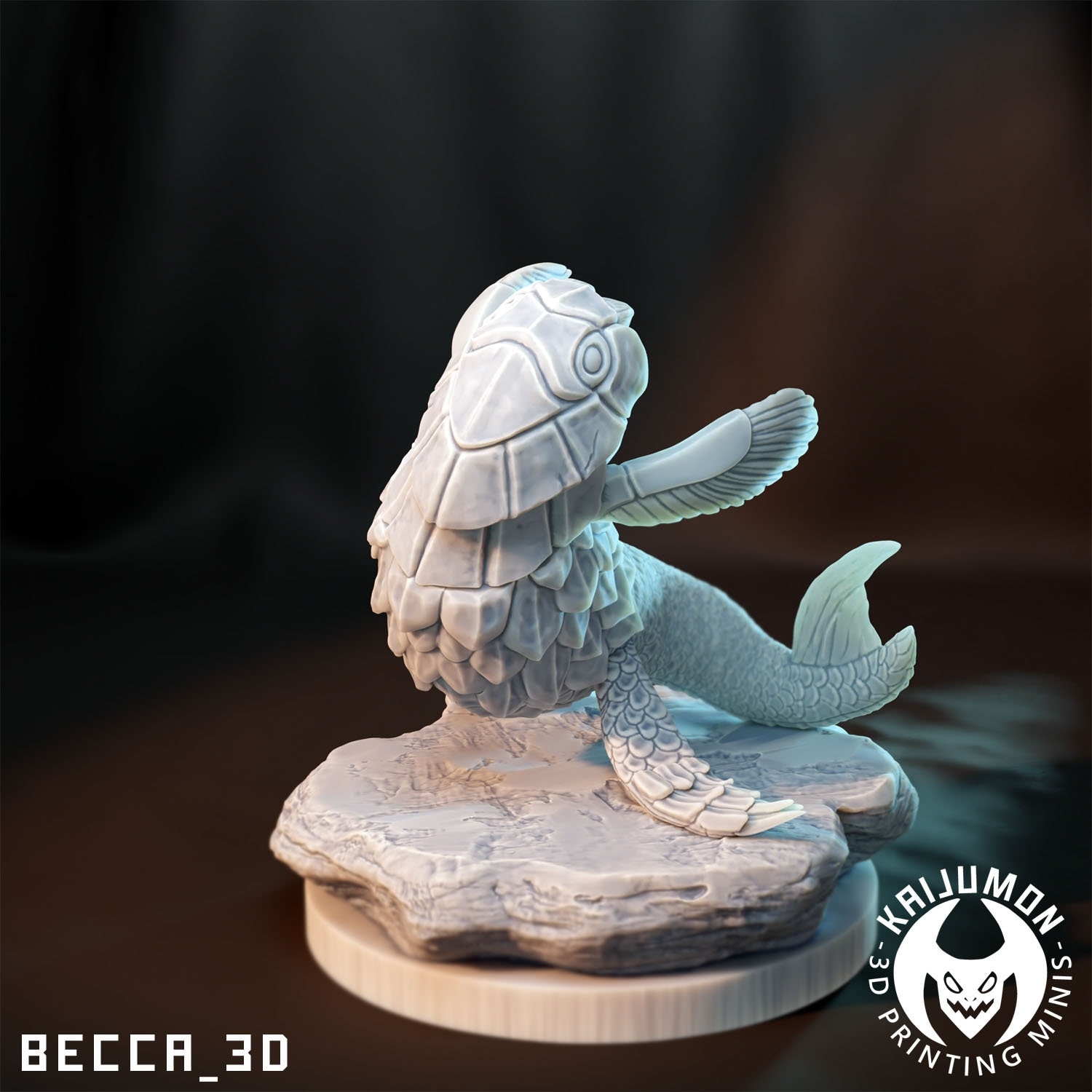 Kaijumon Galar Fossils 3D Printed Tabletop RPG Display Model 50MM - Etsy