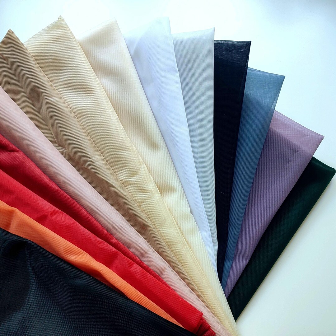 Corsetry Power Net Mesh Fabric | Sheer & Rigid Nylon Mesh | Marquisette ...