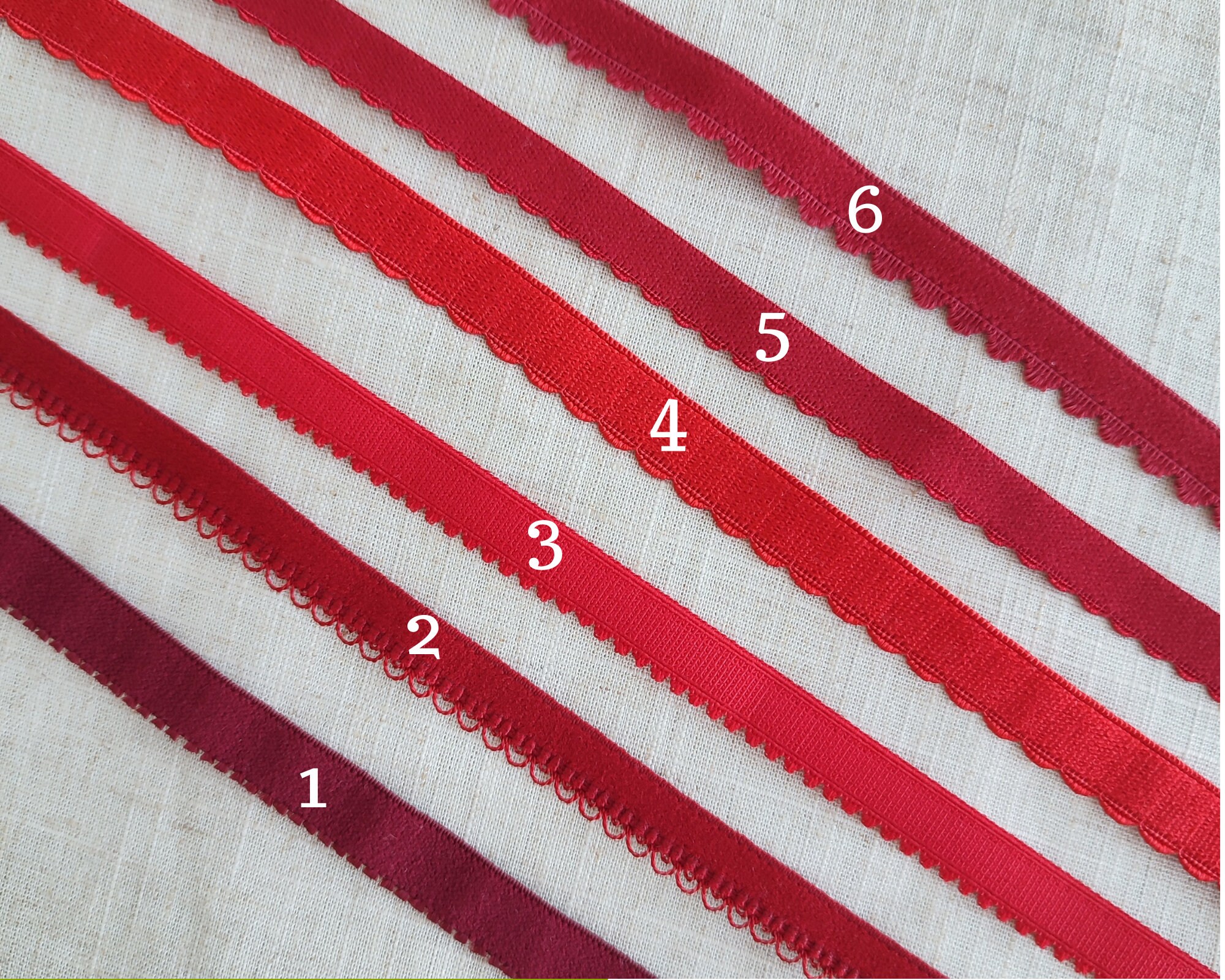 Picot Elastic 3/8" 10mm for Sewing Lingerie, Elastic Band, Elastic Trim ...