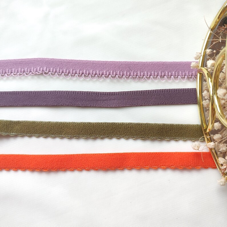 Picot Elastic 3/8" (10mm), Lingerie Sewing Trim - Etsy