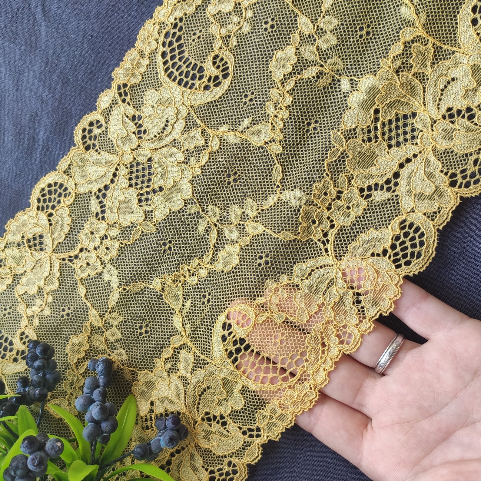 Stretch Lace for Sewing Lingerie, Elastic Trim Lace, Fabric for Bra ...