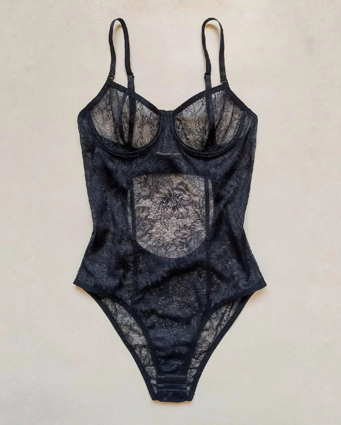 Bodysuit Lingerie Sewing PDF Pattern Classic Size XL, Cups B/C/D - Etsy
