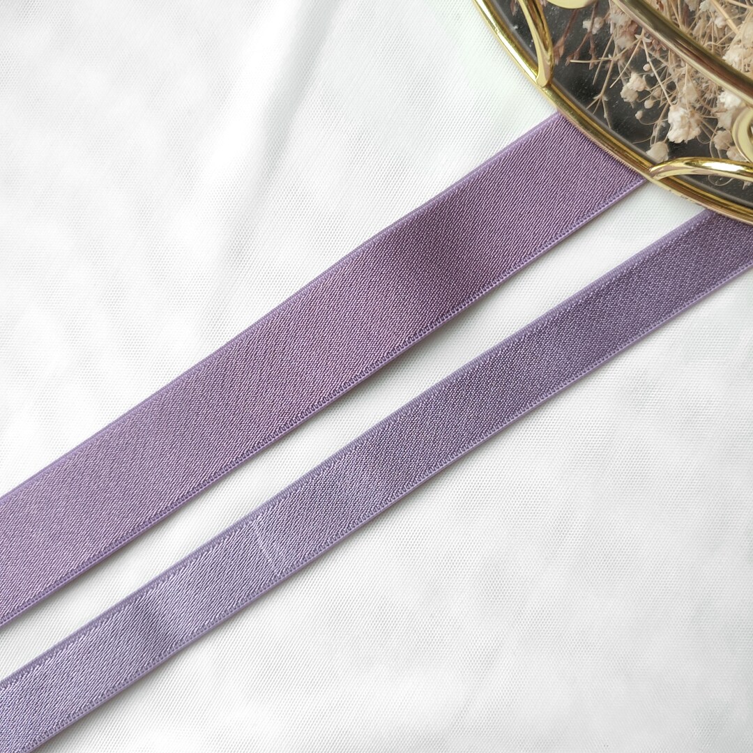 Pale Violet Bra Strap for Bra Making, Elastic Band, Elastic Trim ...