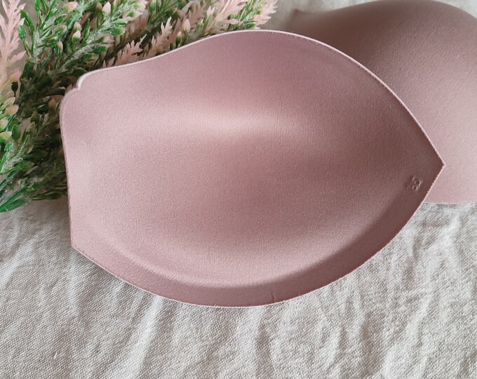 Foam Push up Cups for Bra, Beige Pink Bra Cups - Etsy
