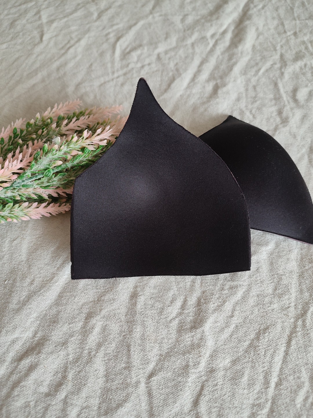 Foam Push up Free Cups for Bra, Black Bra Cups, Bra Making - Etsy