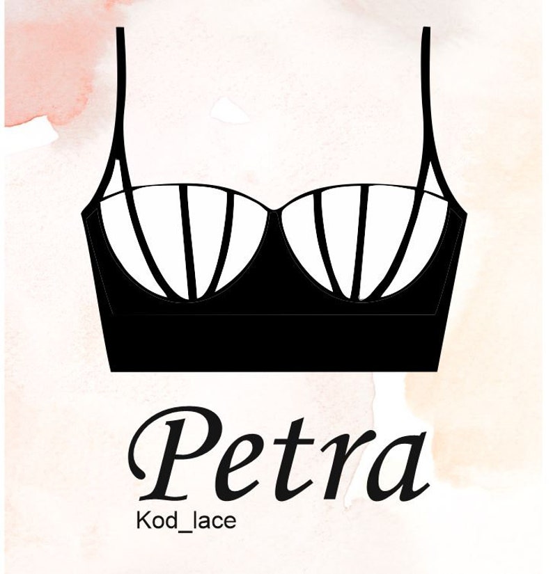 Сorsage Bra Petra PDF Lingerie Sewing Pattern 75B - Etsy