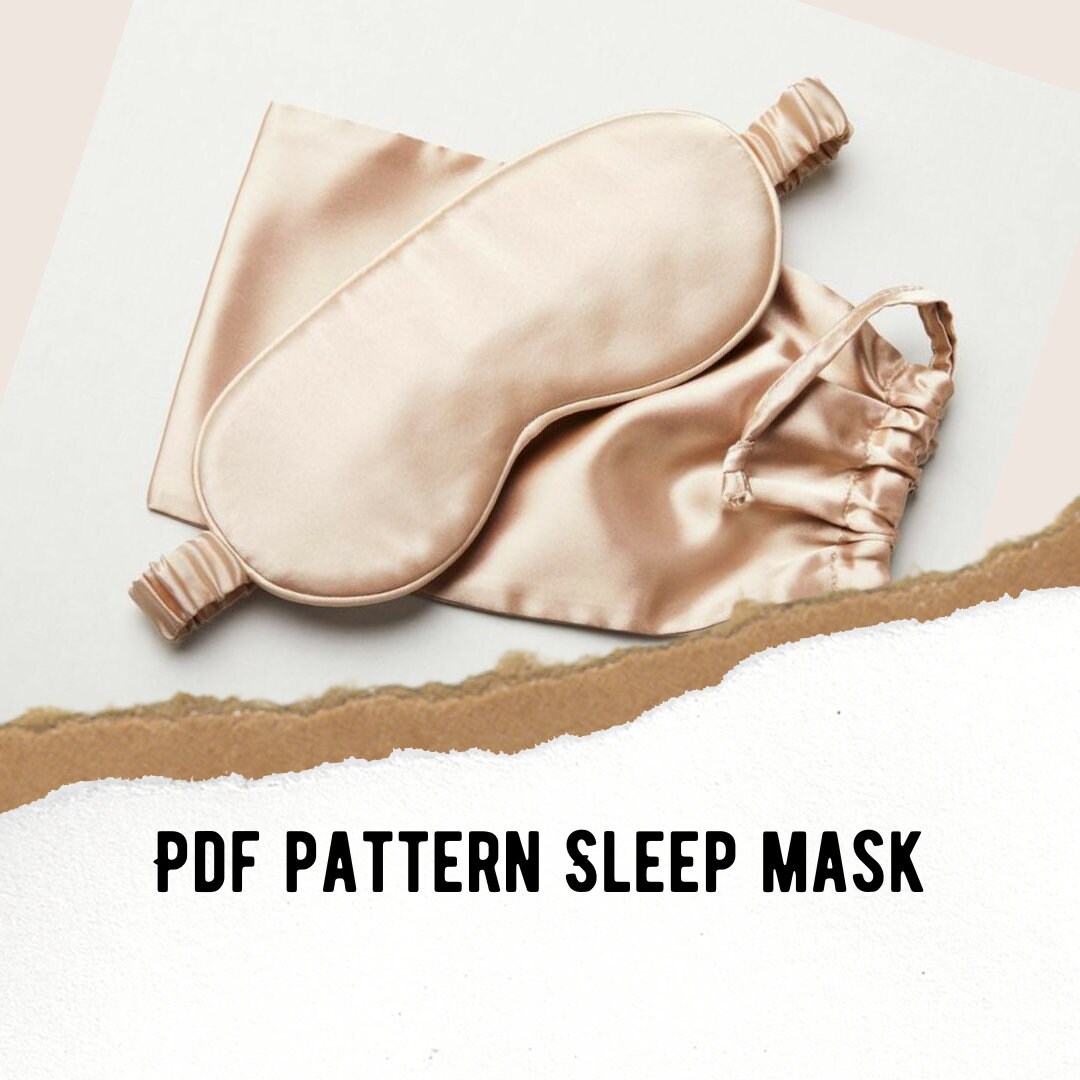 Sleep Mask PDF Sewing Pattern - Etsy