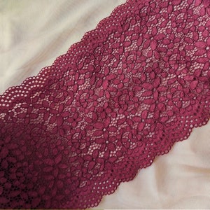 Stretch Lace Trim, Elastic Fabric, Lingerie Sewing Supplies - Etsy