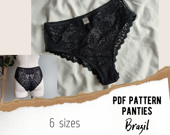 High Waist Panties Sewing Pattern Vintage Style Pin up Ohh Lulu 1201 ...