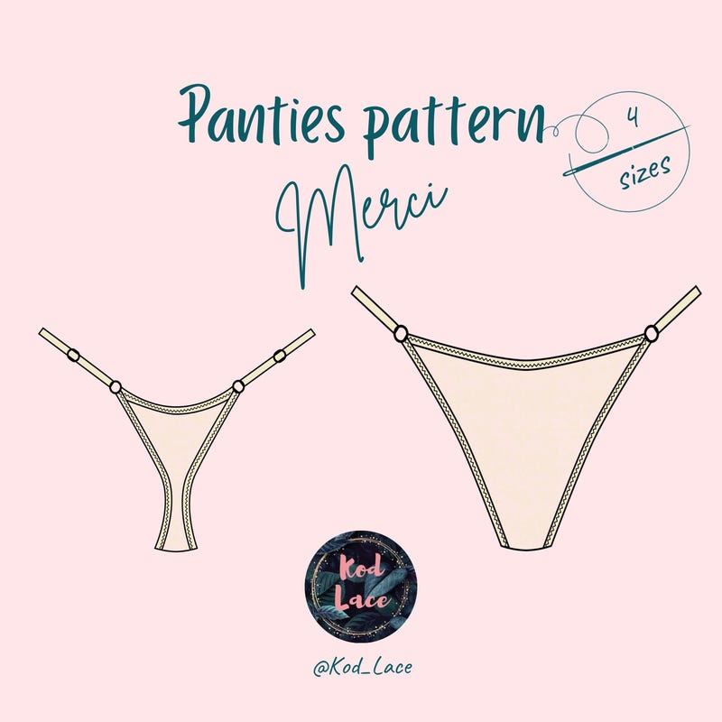 Thong Bikini Pattern - Etsy