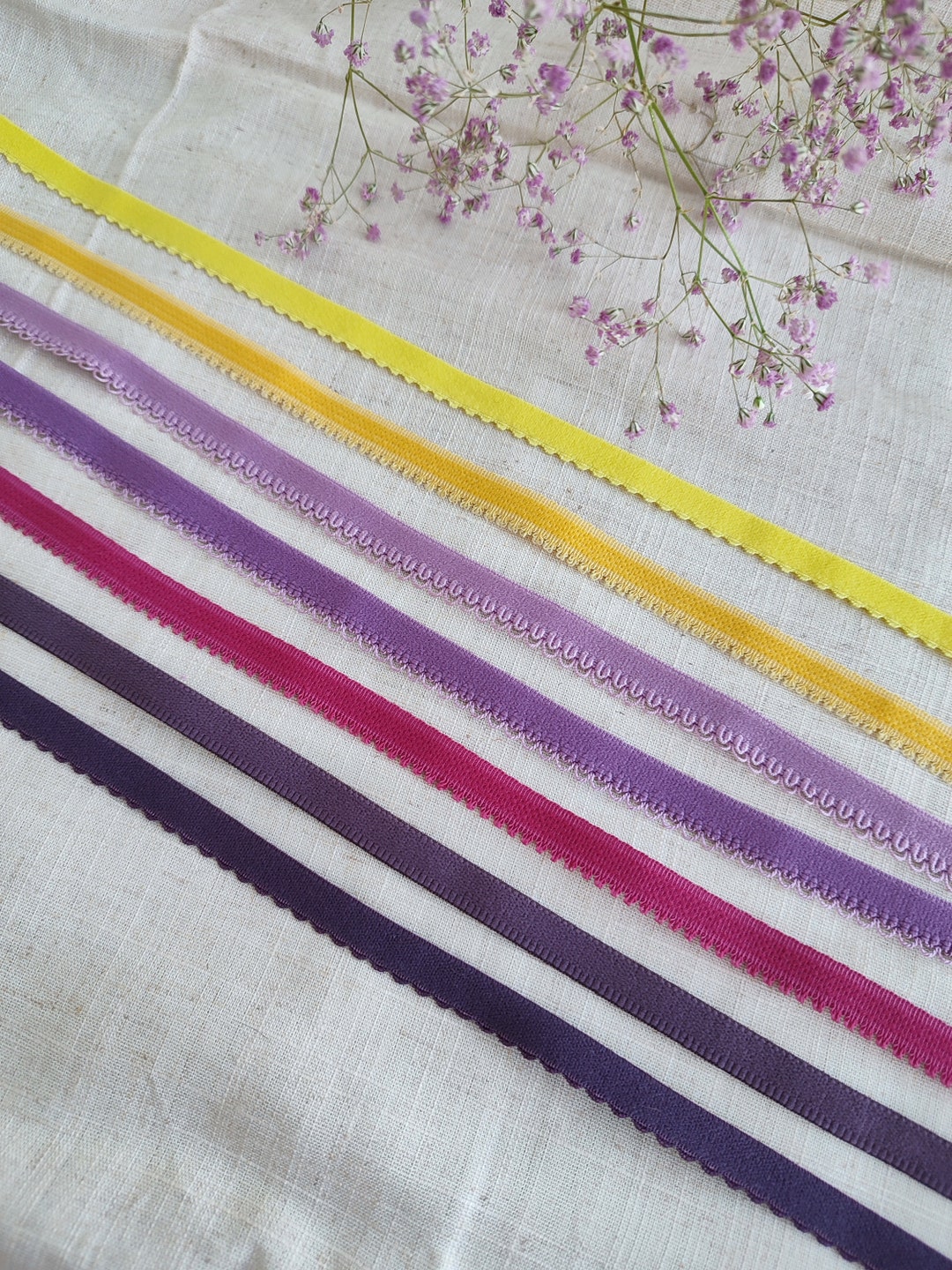 Picot Elastic 3/8 10mm for Sewing Lingerie Elastic - Etsy