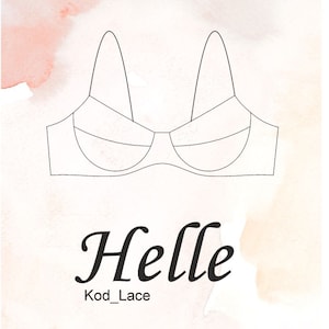 Underwire Bra Sewing Lingerie Pattern PDF Sizes: 90A / 90B / 90C / 90D ...