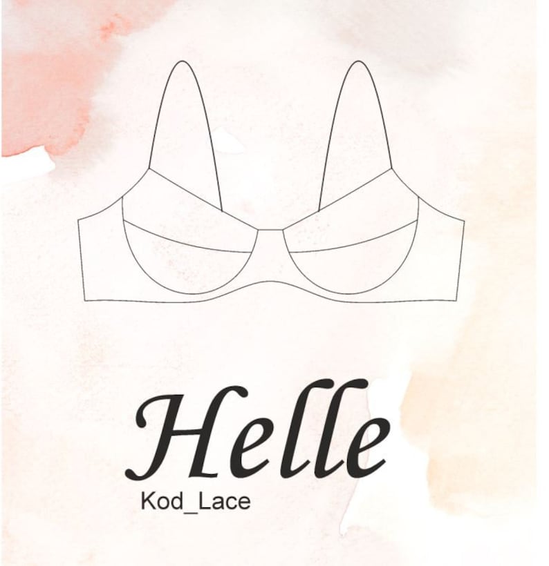 Underwire Bra Sewing Pattern | Lingerie PDF Pattern - Etsy