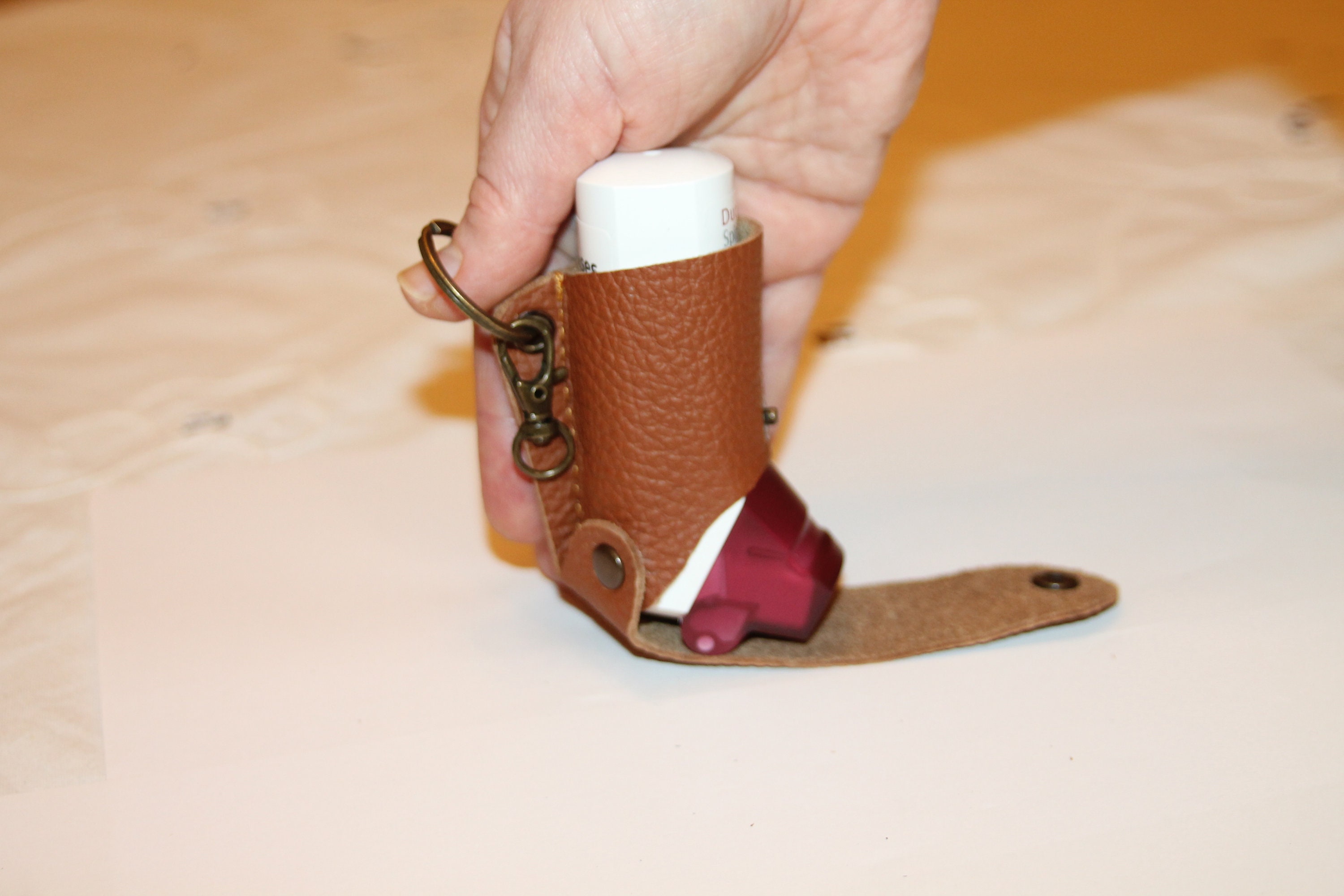 Leather Inhaler Case Personalized Leather Salamol Pouch - Etsy