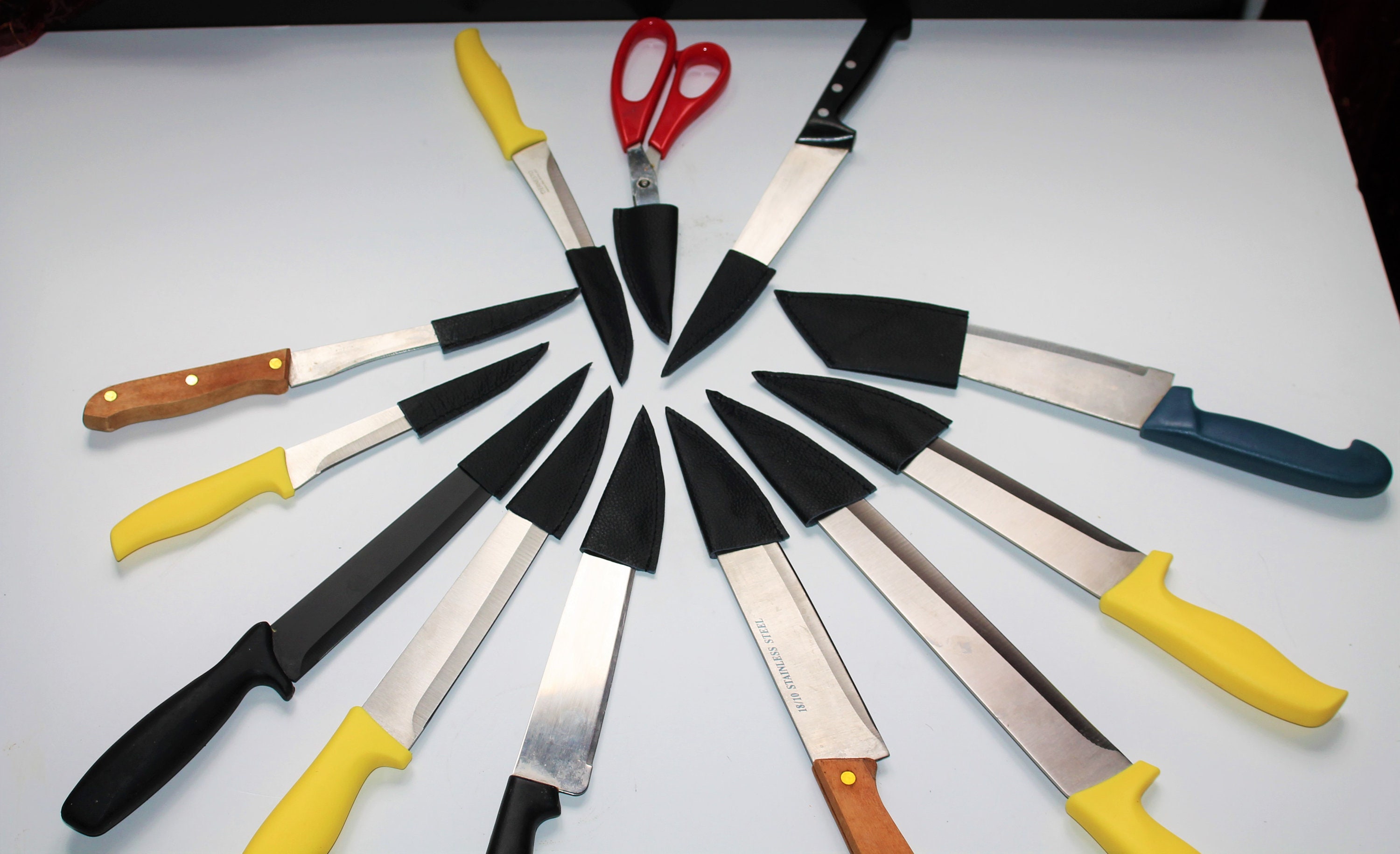 Sheath for Knives Leather Blade Cover Leather Knife Cover - Etsy