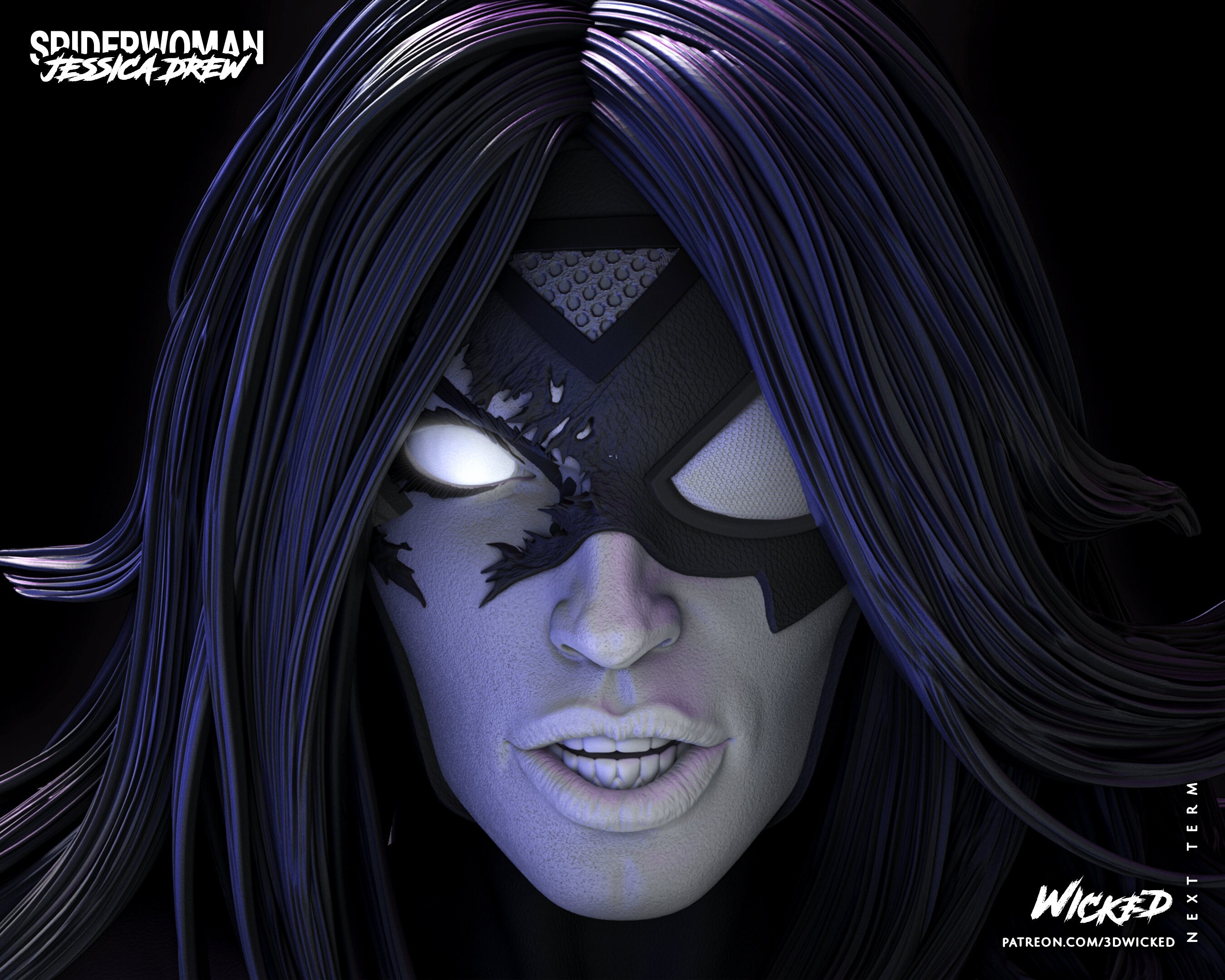 Spider Woman Marvel 3D Model STL File Digital Download - Etsy