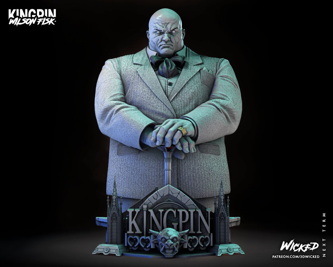 Kingpin Bust 3D Print File Digital Download - Etsy