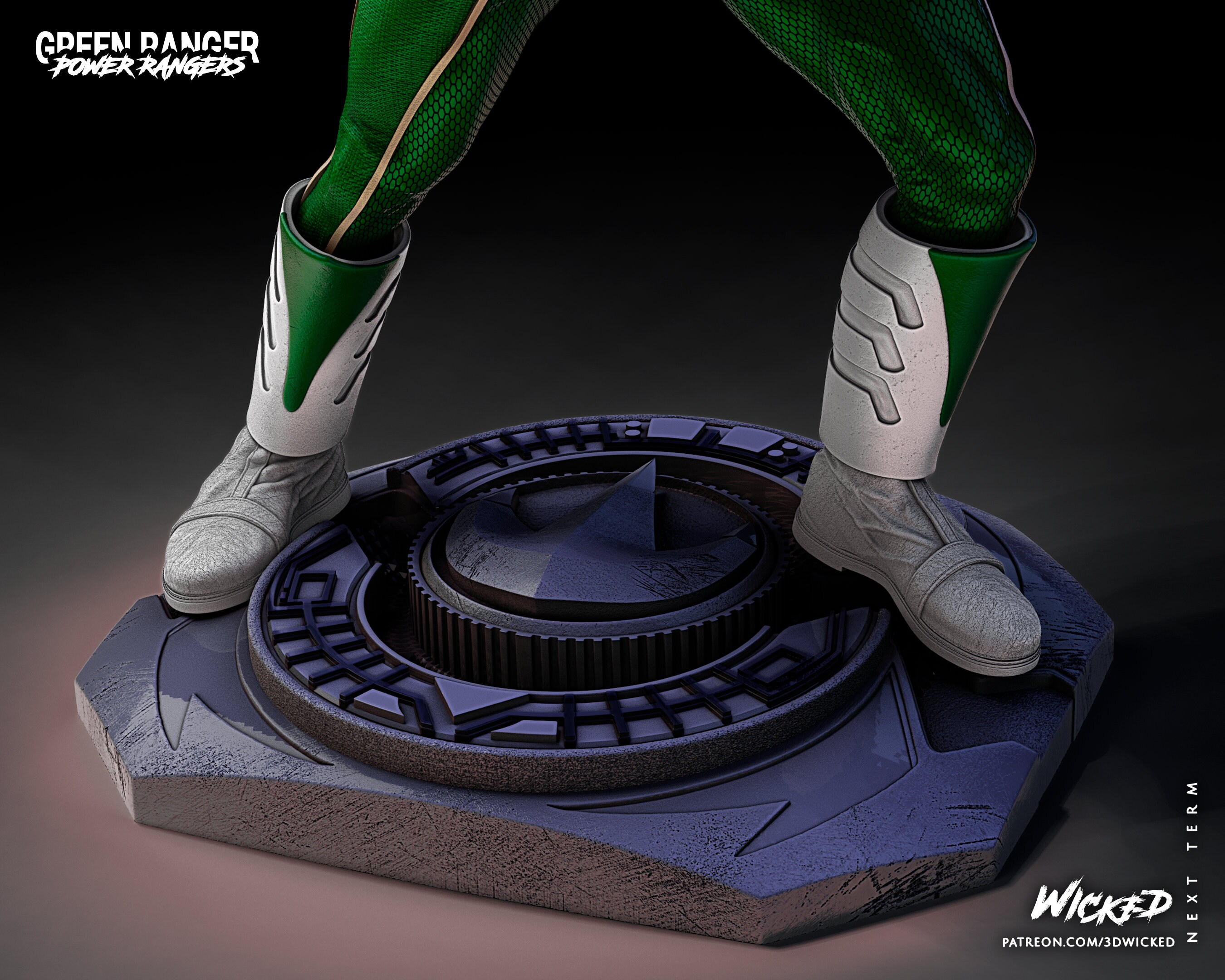 Power Rangers Green Ranger 3D Print File Stls - Etsy