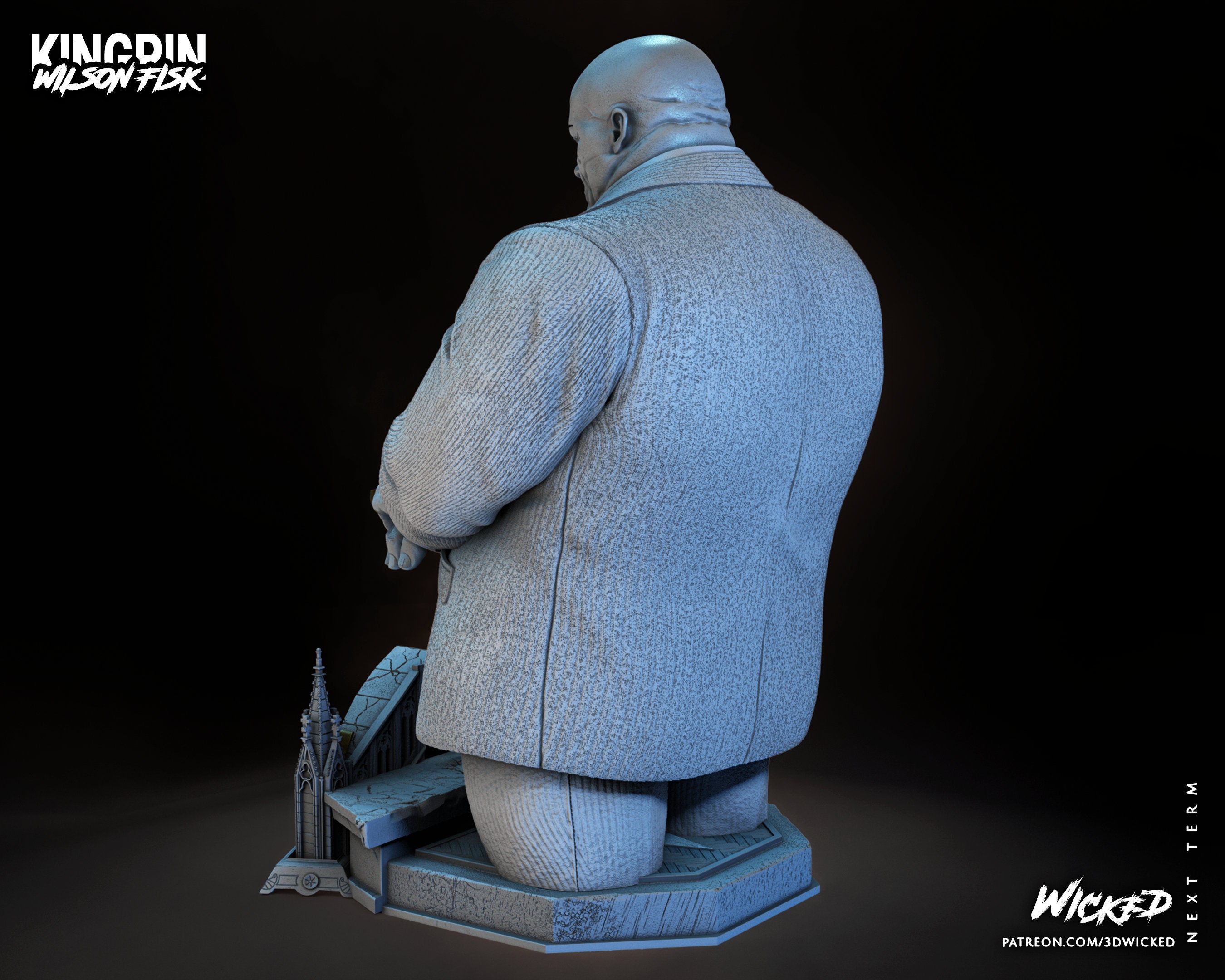 Kingpin Bust 3D Print File Digital Download - Etsy