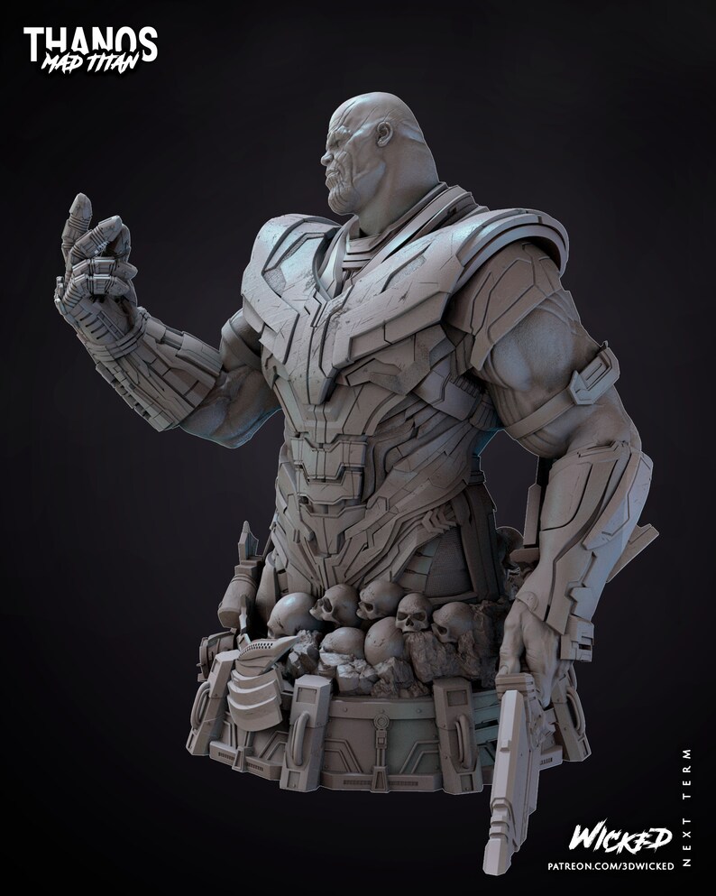 Thanos the Snap 3D Print File STL Digital Download (Download Now) - Etsy