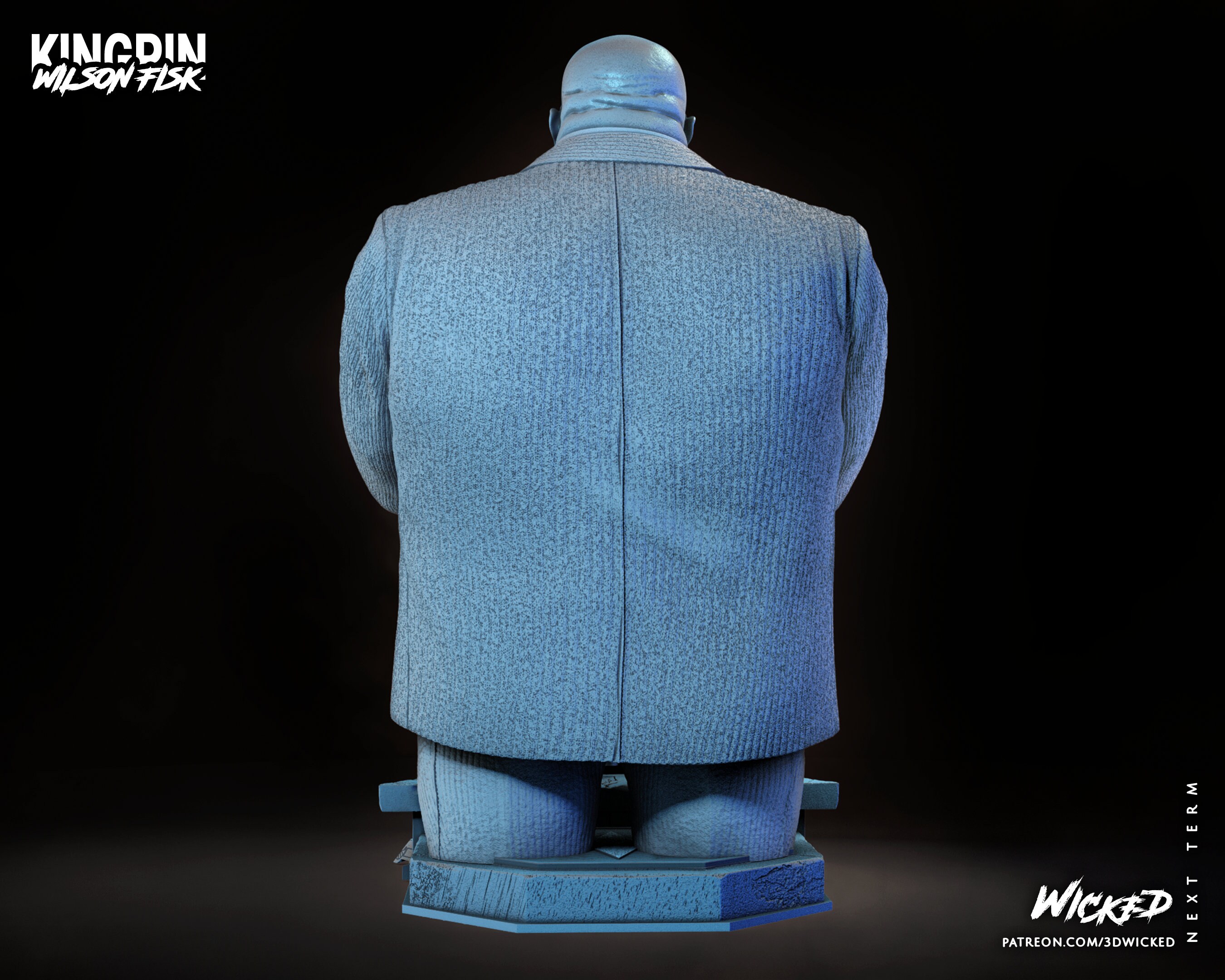 Kingpin Bust 3D Print File Digital Download - Etsy