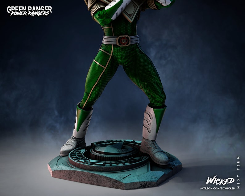 Power Rangers Green Ranger 3D Print File Stls - Etsy