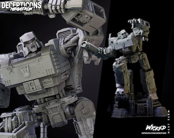 Megatron Transformers Earthspark Print - Etsy