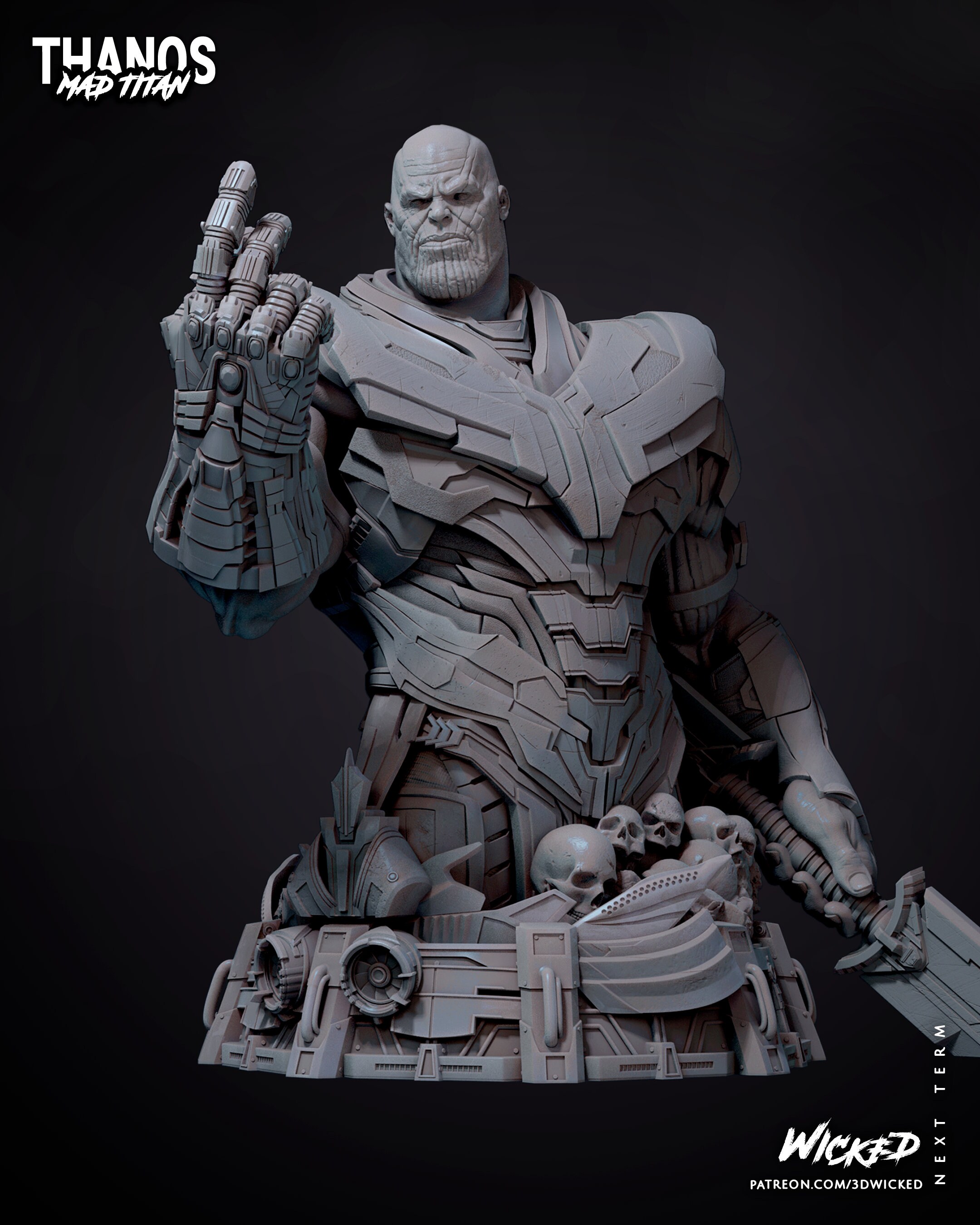 Thanos the Snap 3D Print File STL Digital Download - Etsy