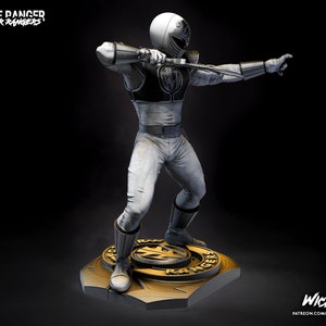 Power Rangers White Ranger 3D Print File Stls - Etsy