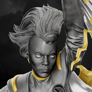 X-men Storm Statue 3D Print File Stls - Etsy