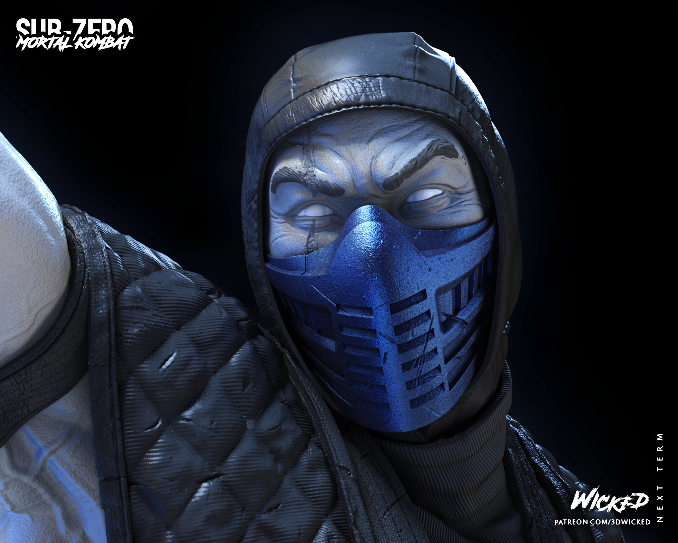 Sub Zero Mortal Kombat 3D Model STL File Digital Download - Etsy