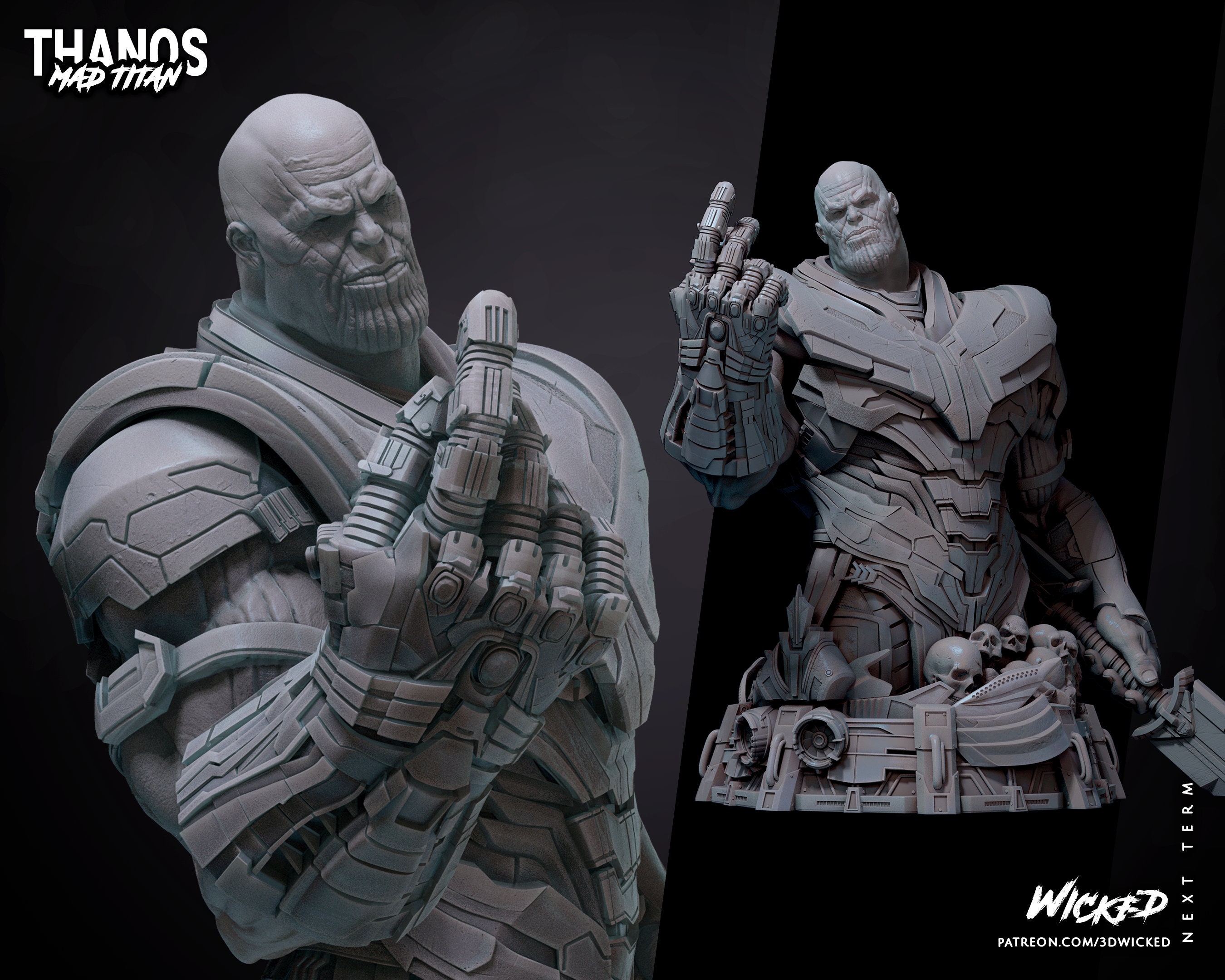 Thanos the Snap 3D Print File STL Digital Download (Download Now) - Etsy