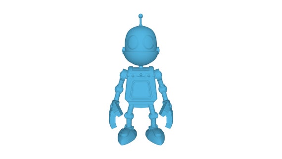 Clank From Ratchet & Clank Printable STL File / 3D Printing - Etsy Clank From Ratchet & Clank Printable STL File / 3D Printing - Etsy