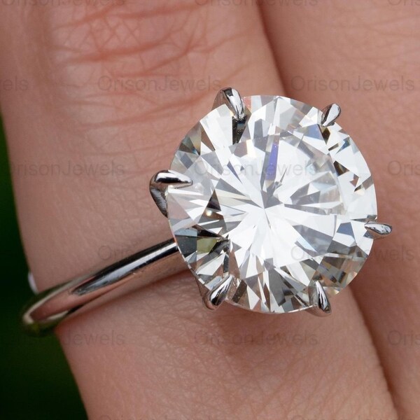Huge Engagement Ring - Etsy