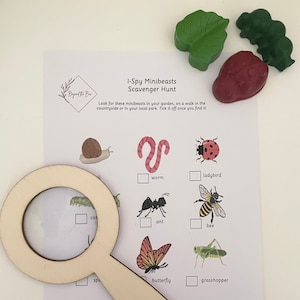 I-spy Minibeasts Scavenger Hunt Printable Insects Bug Hunt Children's ...
